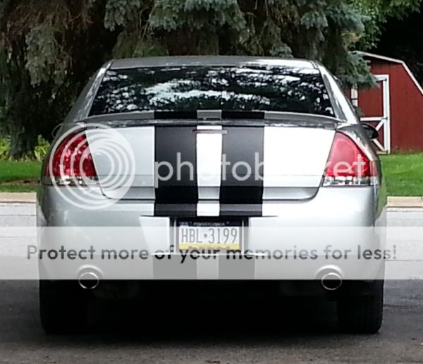 2012 Chevy Impala vinyl racing stripes. | Impala Forums