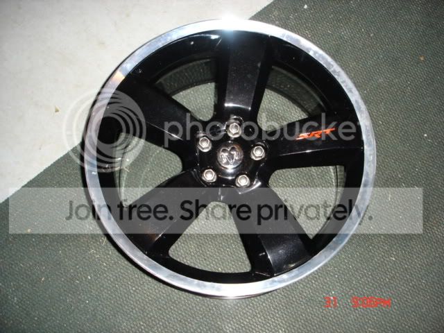 Charger SRT Rims (4) powder coated black. | LX Forums Forum